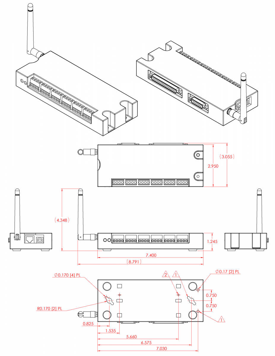 B-2 T7 Drawings and CAD Models [T-Series Datasheet]