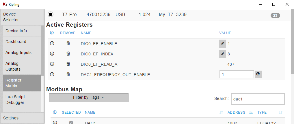 Configuring & Reading a Counter