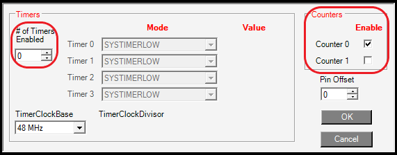 Configuring and Reading Counters [U3/U6/UE9]