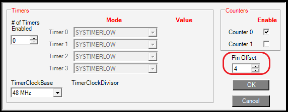 Configuring and Reading Counters [U3/U6/UE9]