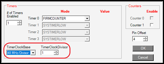 Configuring and Reading Timers [U3/U6/UE9]