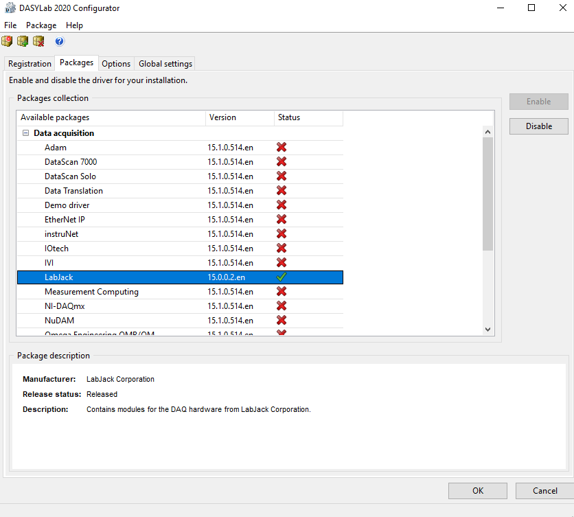 DASYLab for LJM - Windows Only