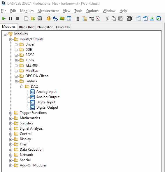 DASYLab for LJM - Windows Only