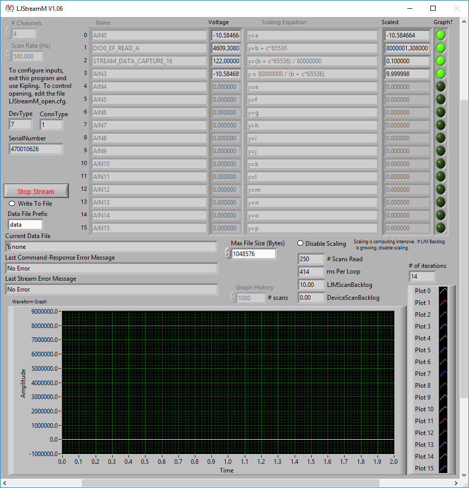 Configuring & Reading Frequency