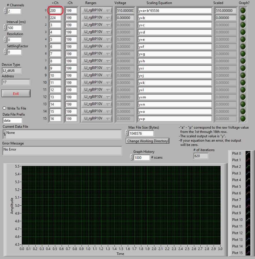 Logging Timers/Counters [U3/U6/UE9]