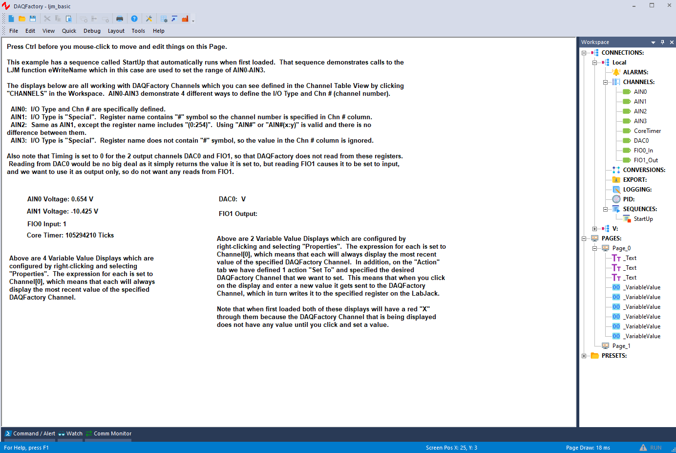 DAQFactory for LJM - Windows
